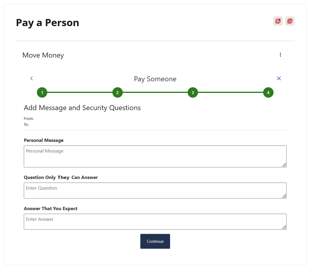 Pay a Person: Digitally Send Money to Another Person