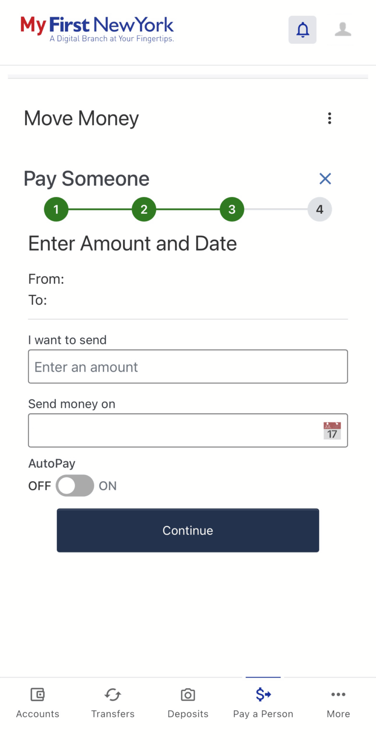 Pay a Person: Digitally Send Money to Another Person